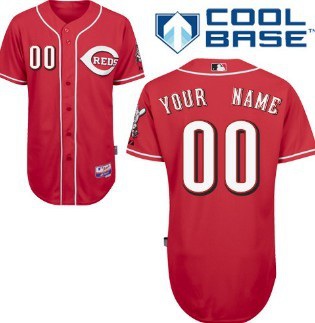 Women's Cincinnati Reds Customized Camo Cool Base Baseball Jersey on ...